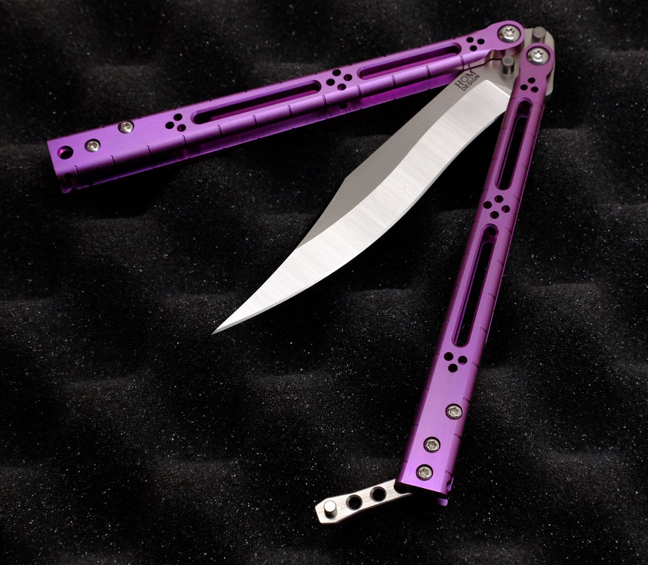 Titanium Basilisk-R Balisong - Magenta – Hom Design LLC